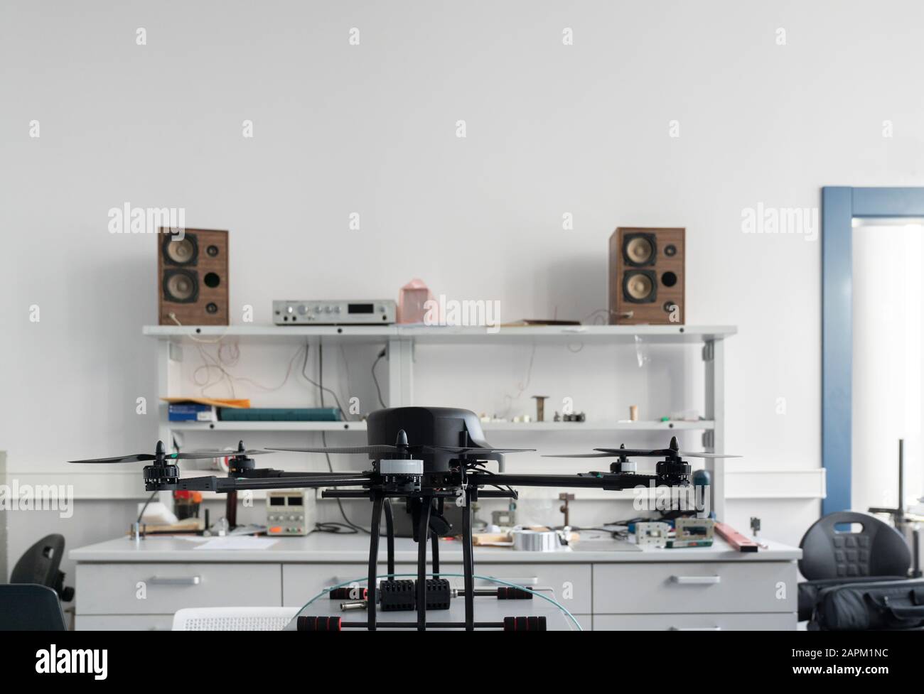 Drone in a laboratory Stock Photo - Alamy