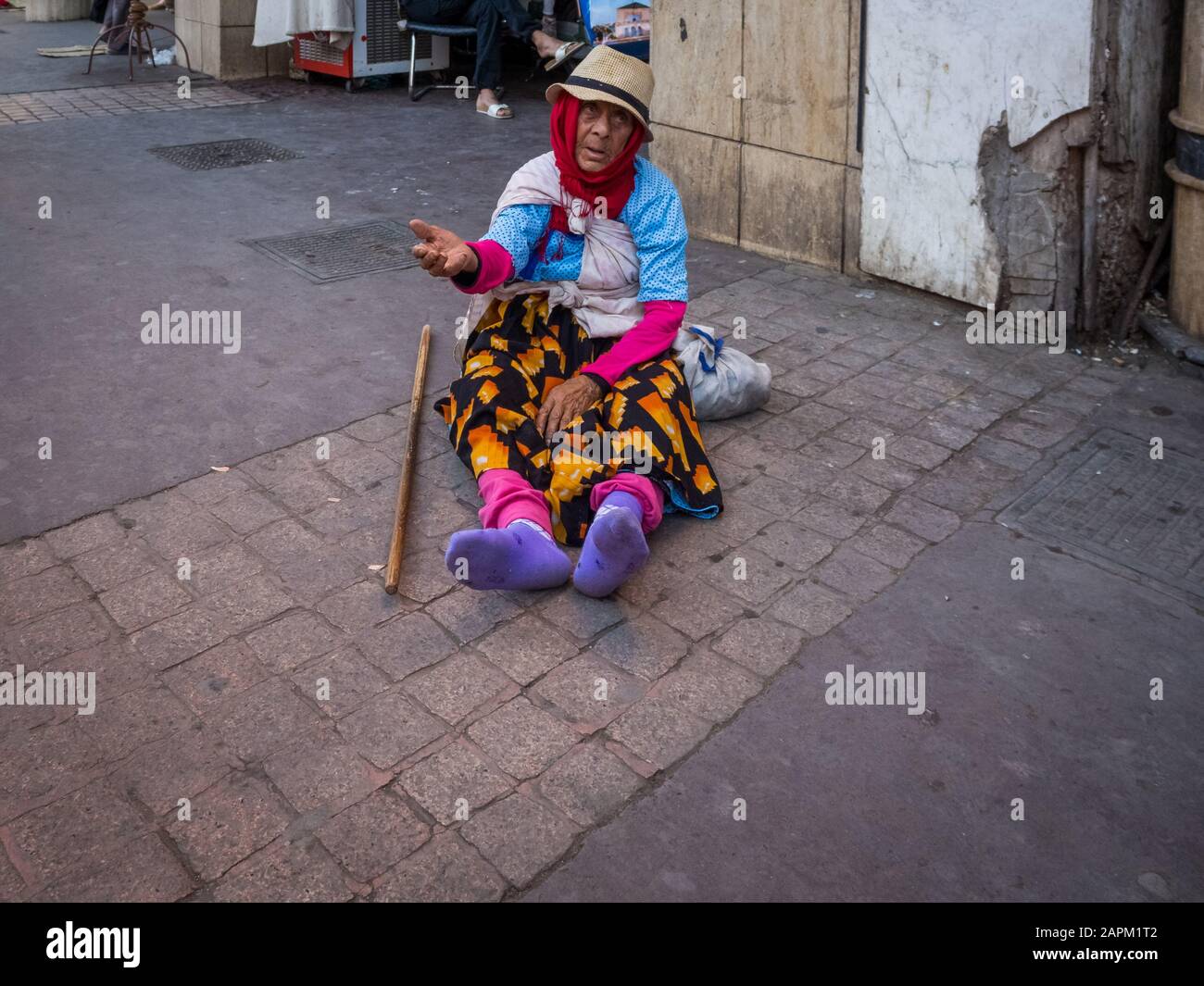 Morocco homeless marrakech hi-res stock photography and images - Alamy
