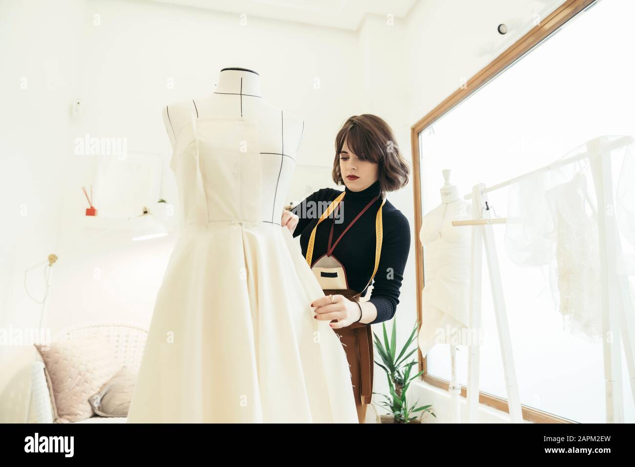 Fashion designer at work Stock Photo - Alamy