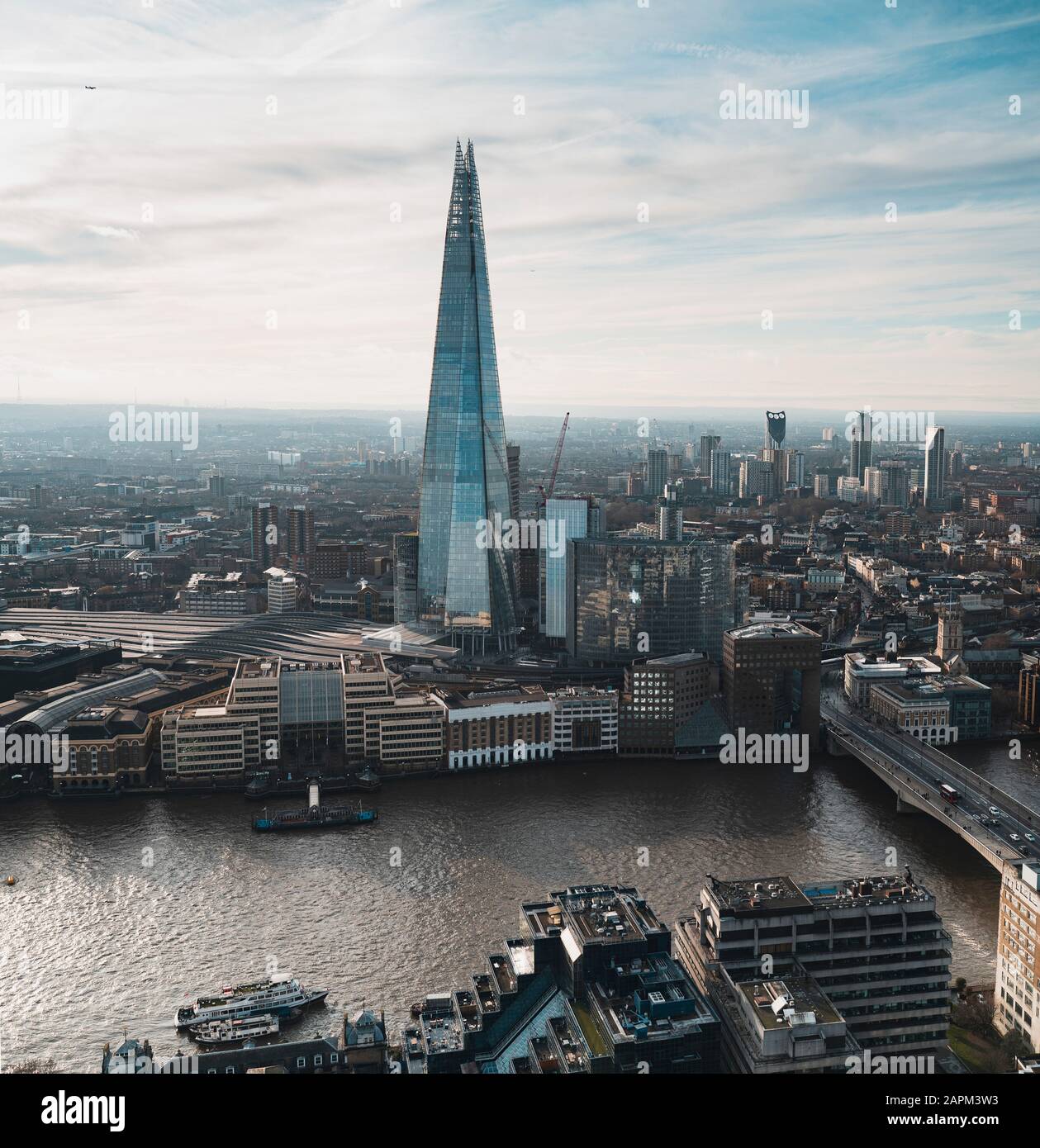 Aerial view shard hi-res stock photography and images - Alamy