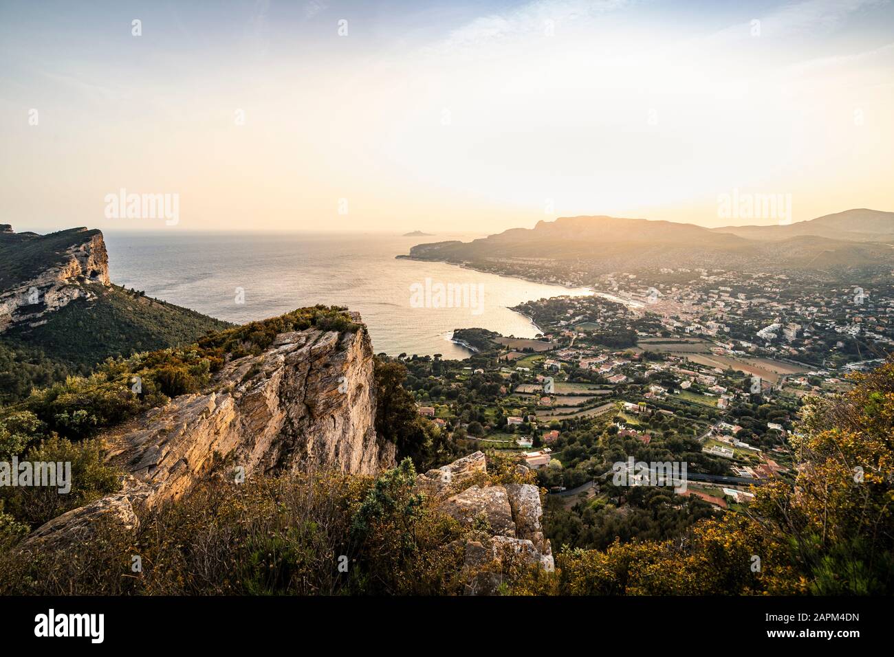 France, Cote D'Azur, Cassis,Sunset at Cap Canaille Stock Photo - Alamy