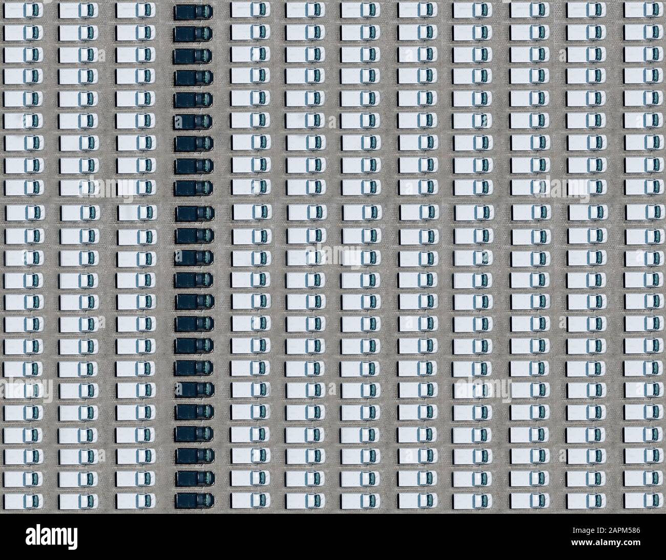 Straight white line hi-res stock photography and images - Alamy