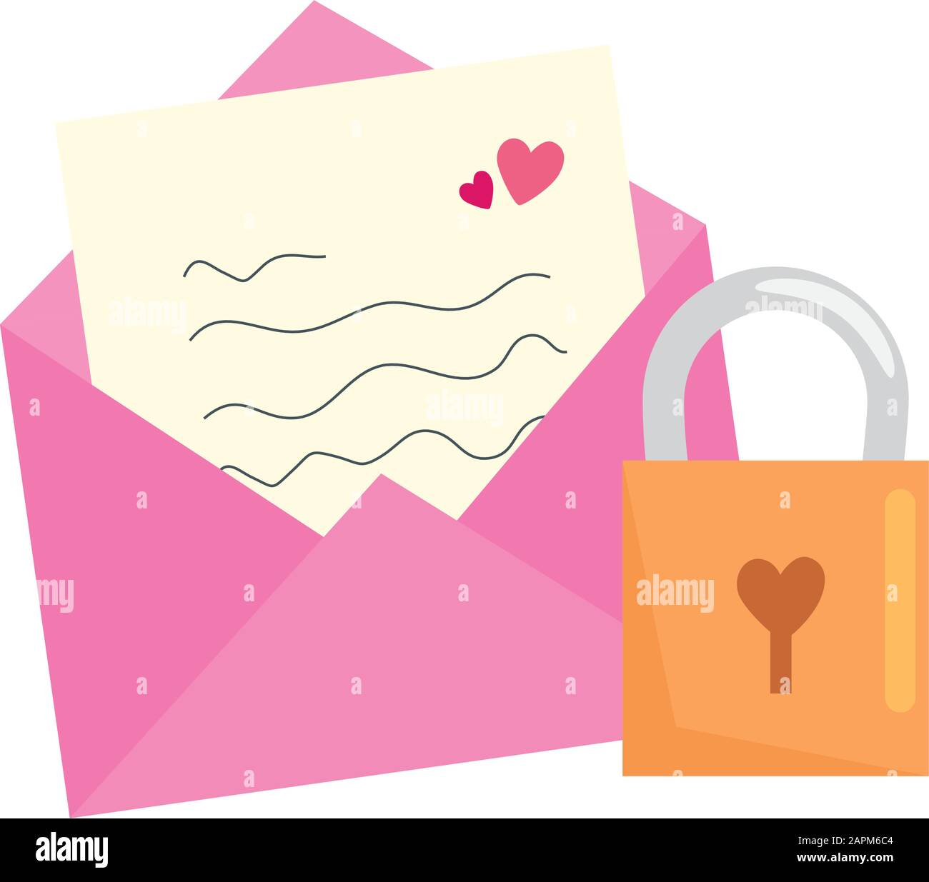 Lovely padlock Stock Vector Images - Alamy