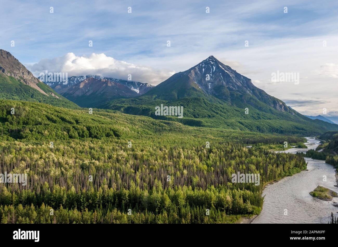 Matanuska river valley forest hi-res stock photography and images - Alamy