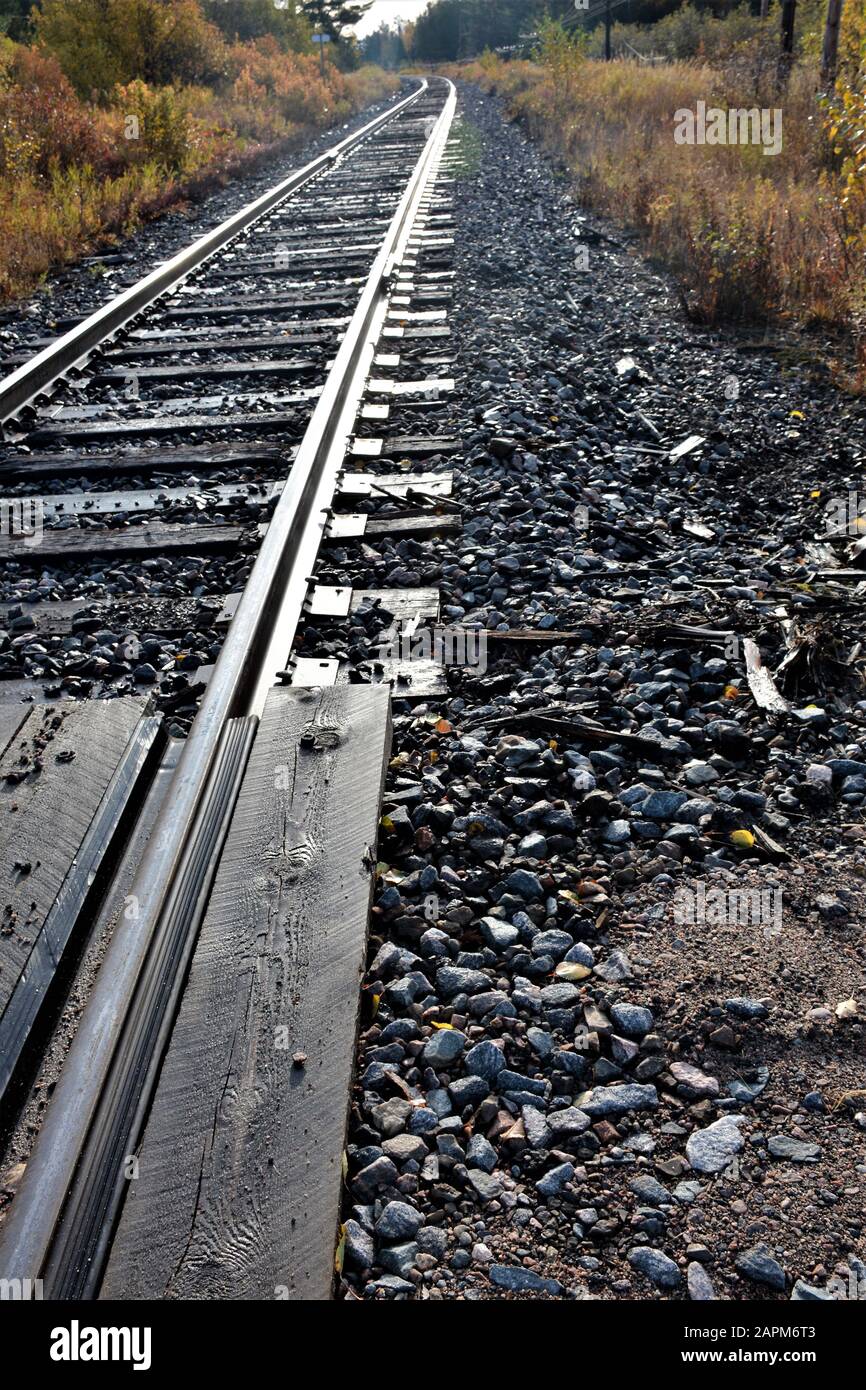 Wet railway tracks hi-res stock photography and images - Alamy