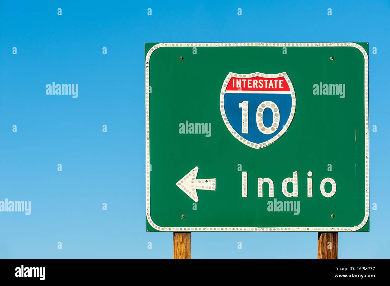 Interstate 10 sign hi-res stock photography and images - Alamy