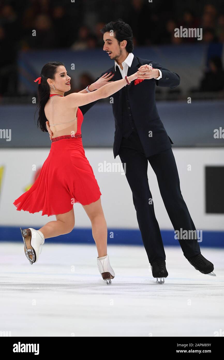 Jasmine TESSARI & Francesco FIORETTI from Italy, during Rhythm Dance ...