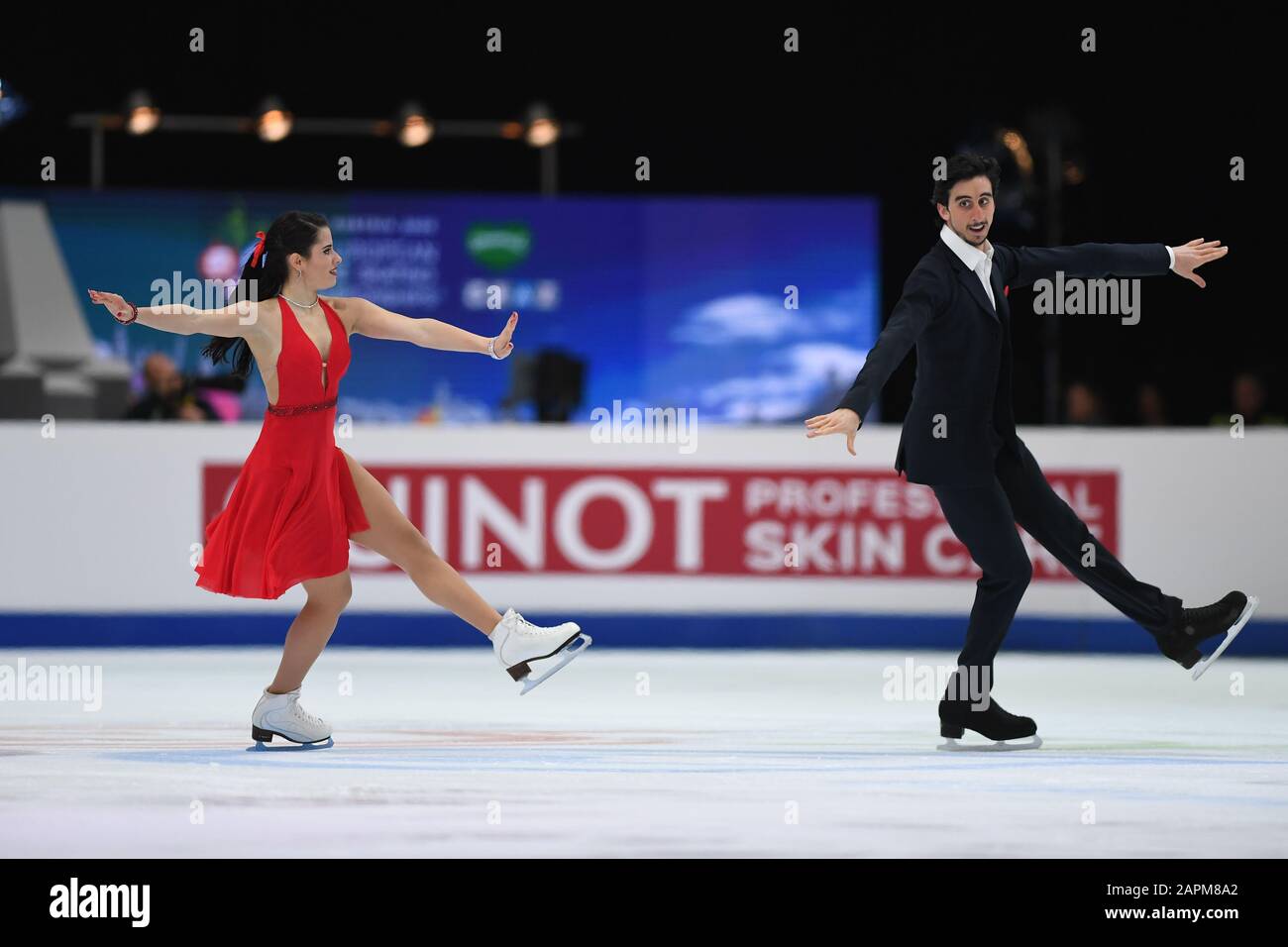 Jasmine TESSARI & Francesco FIORETTI from Italy, during Rhythm Dance ...