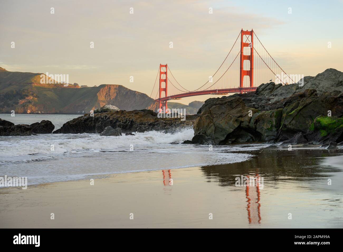 Gate reflects hi-res stock photography and images - Alamy