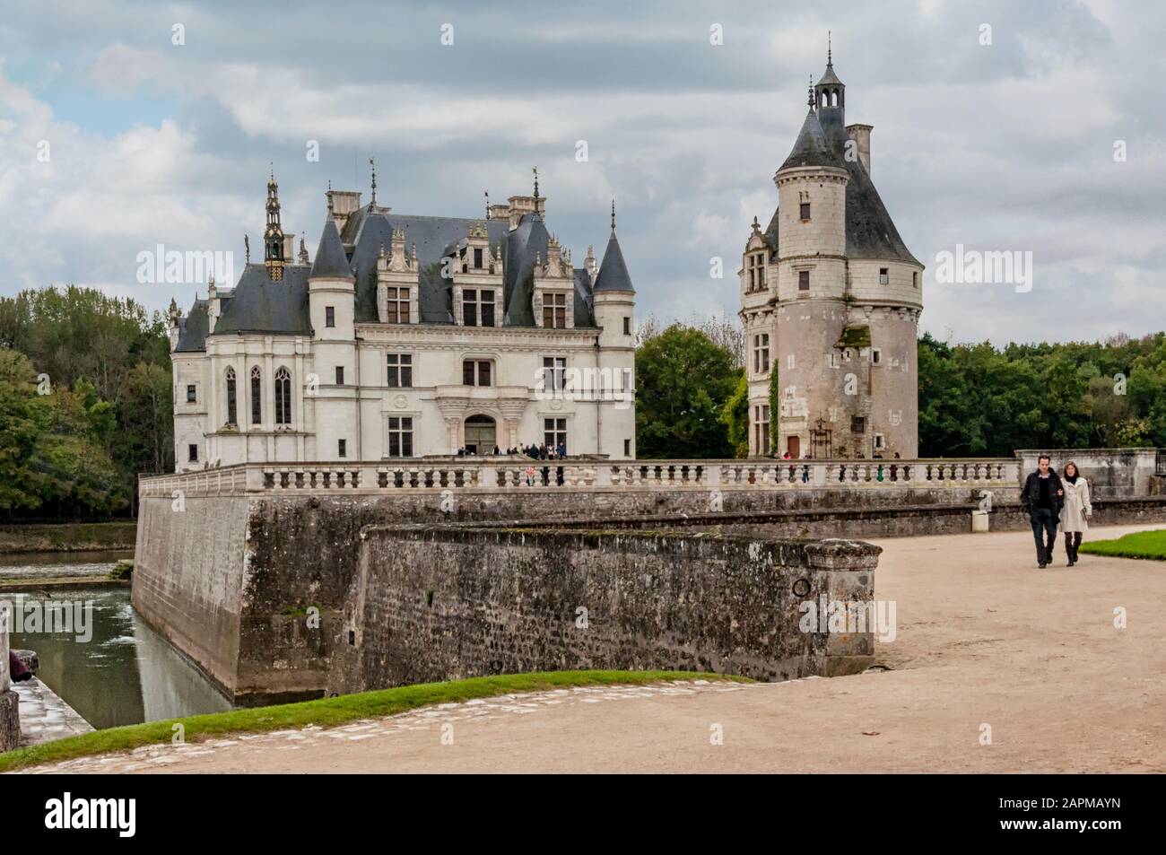 Chenonceaux, France - November 01, 2013: Chateau de Chenonceau Castle ...