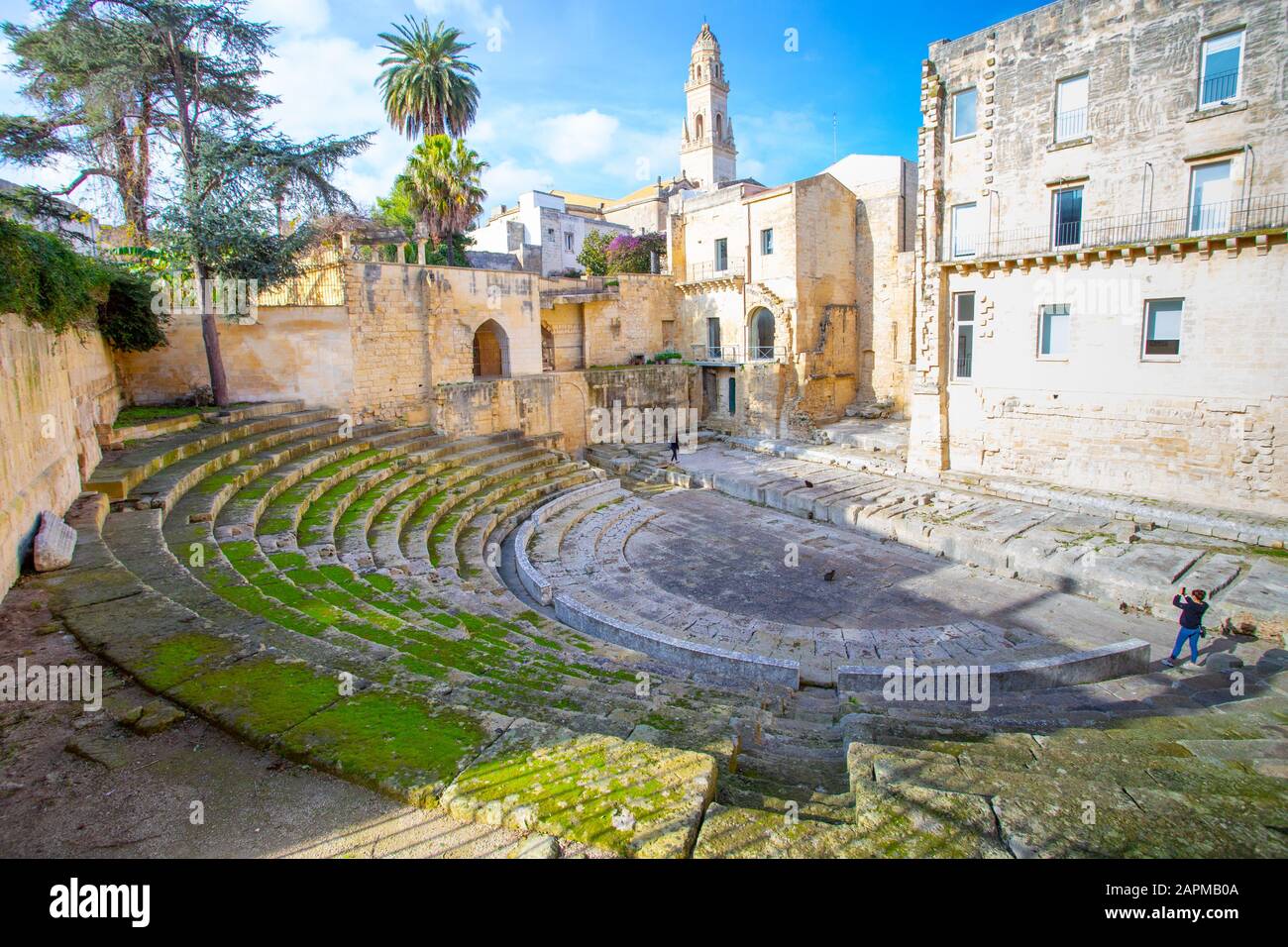 Roman Theatre, Teatro Romano, Lecce, Italy Stock Photo - Alamy