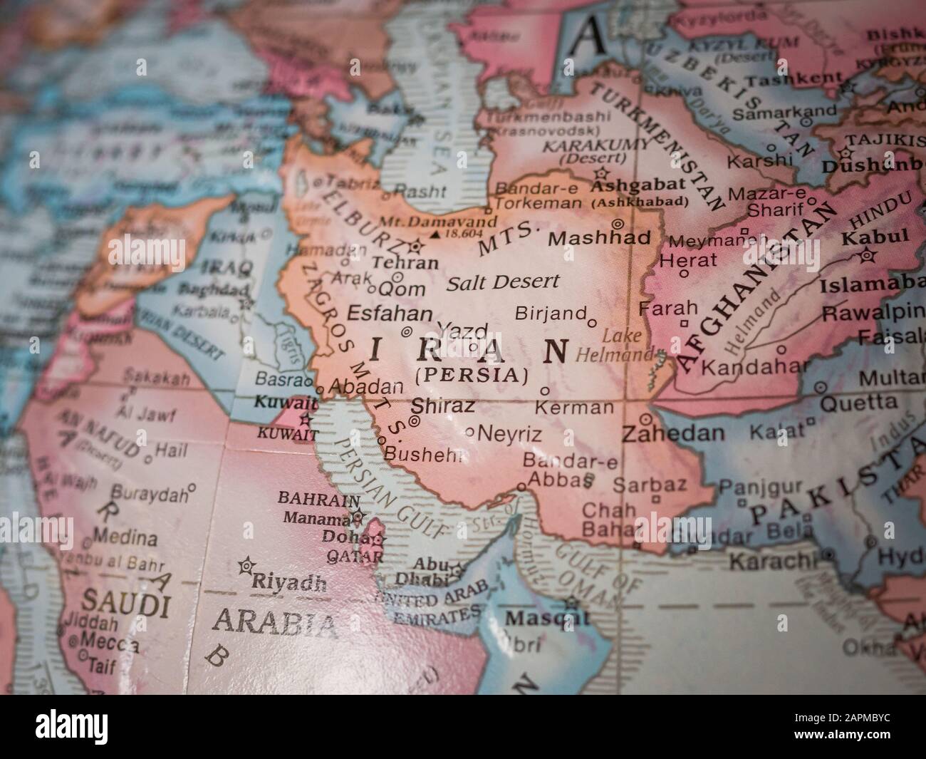 Iran war map hi-res stock photography and images - Alamy