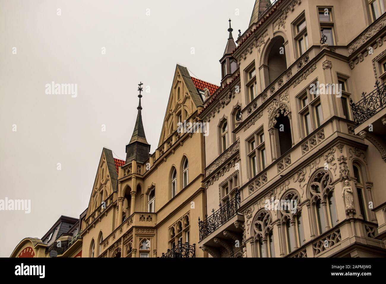 Old beautiful building in Prague city Stock Photo - Alamy