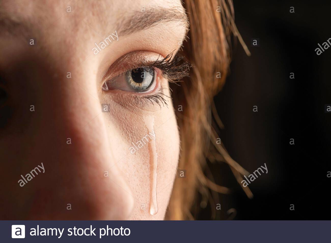 Tears On Face High Resolution Stock Photography and Images - Alamy