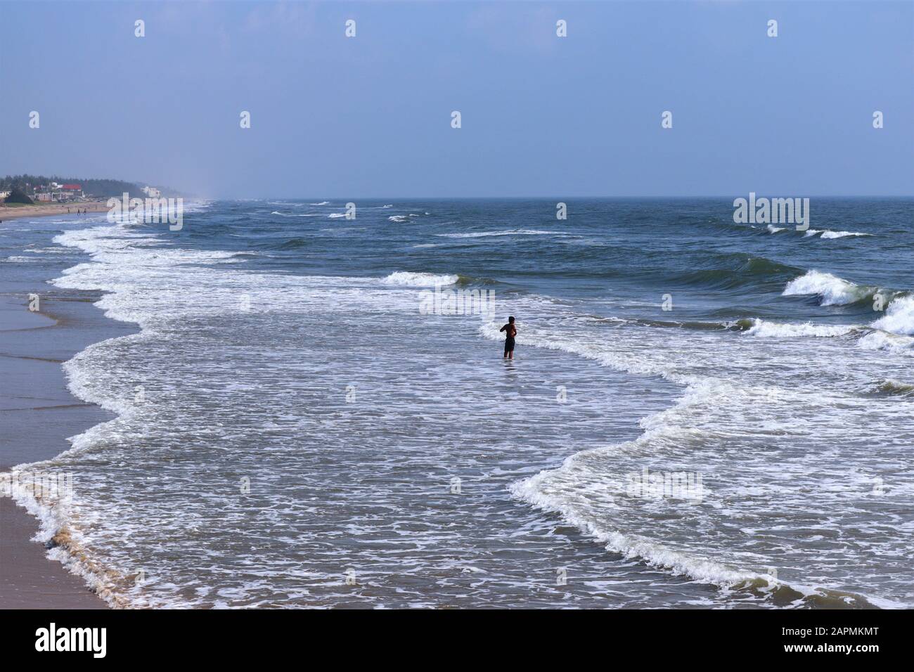 beautiful beach and tropical hind ocean ,india Stock Photo - Alamy