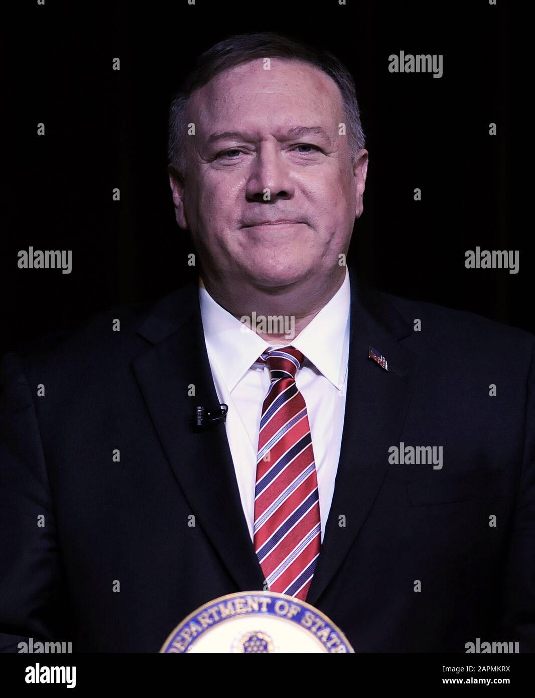 United States Secretary of State Mike Pompeo delivers remarks on U.S ...