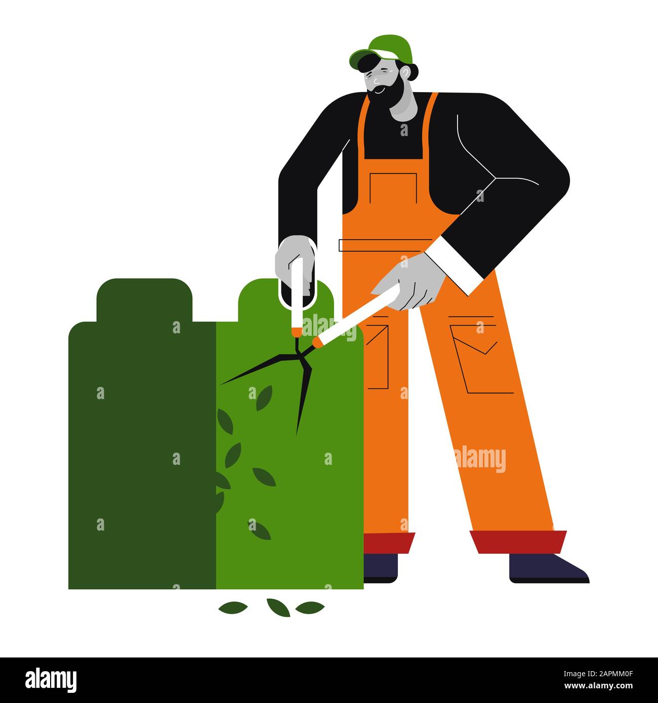 Foliage trim Stock Vector Images - Alamy