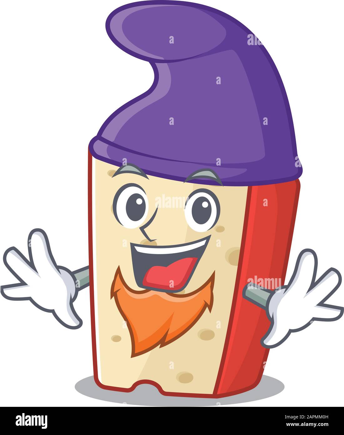 Funny dutch cheese cartoon mascot performed as an Elf Stock Vector ...