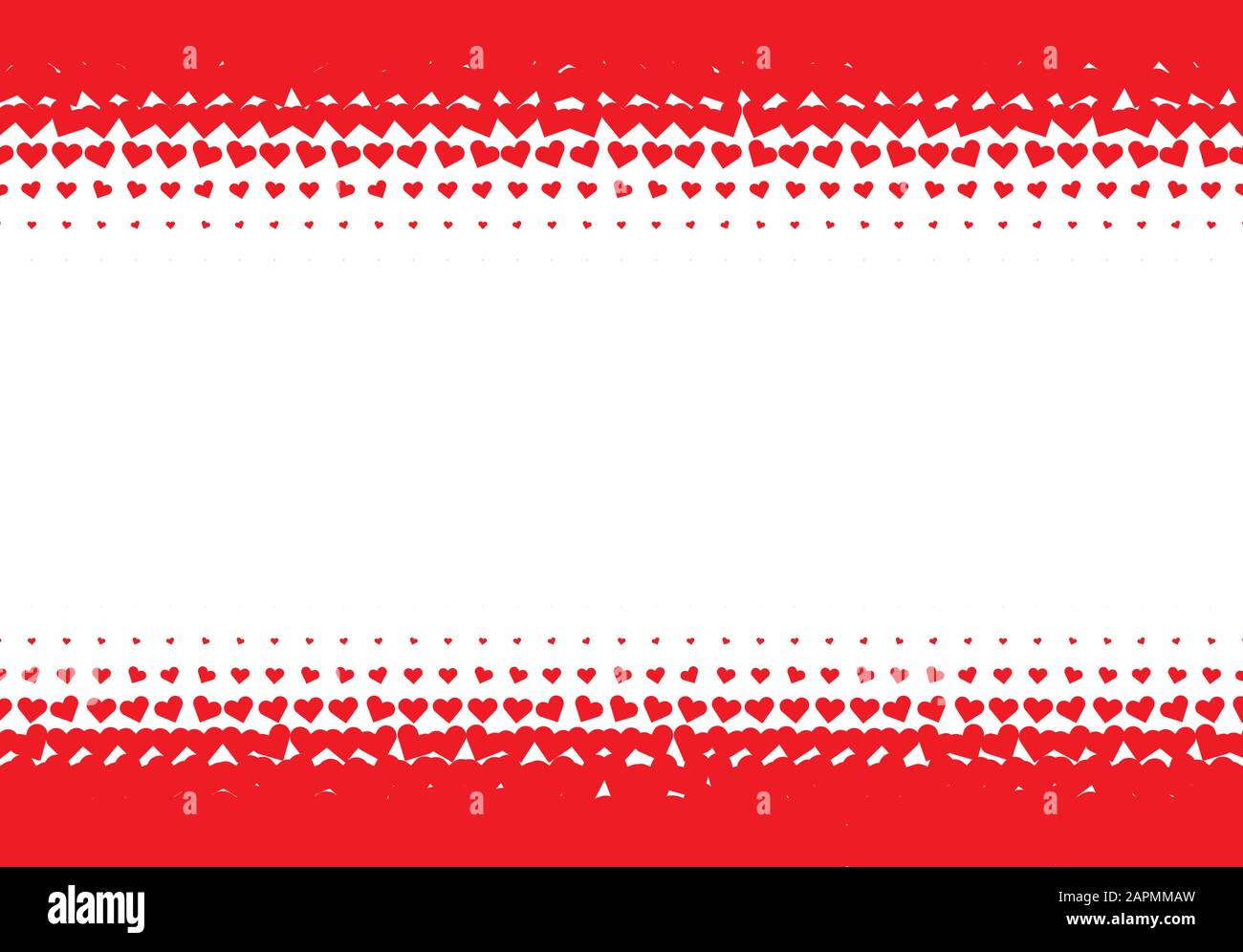 Valentine's Day background with simple heart shaped filter Stock Vector ...