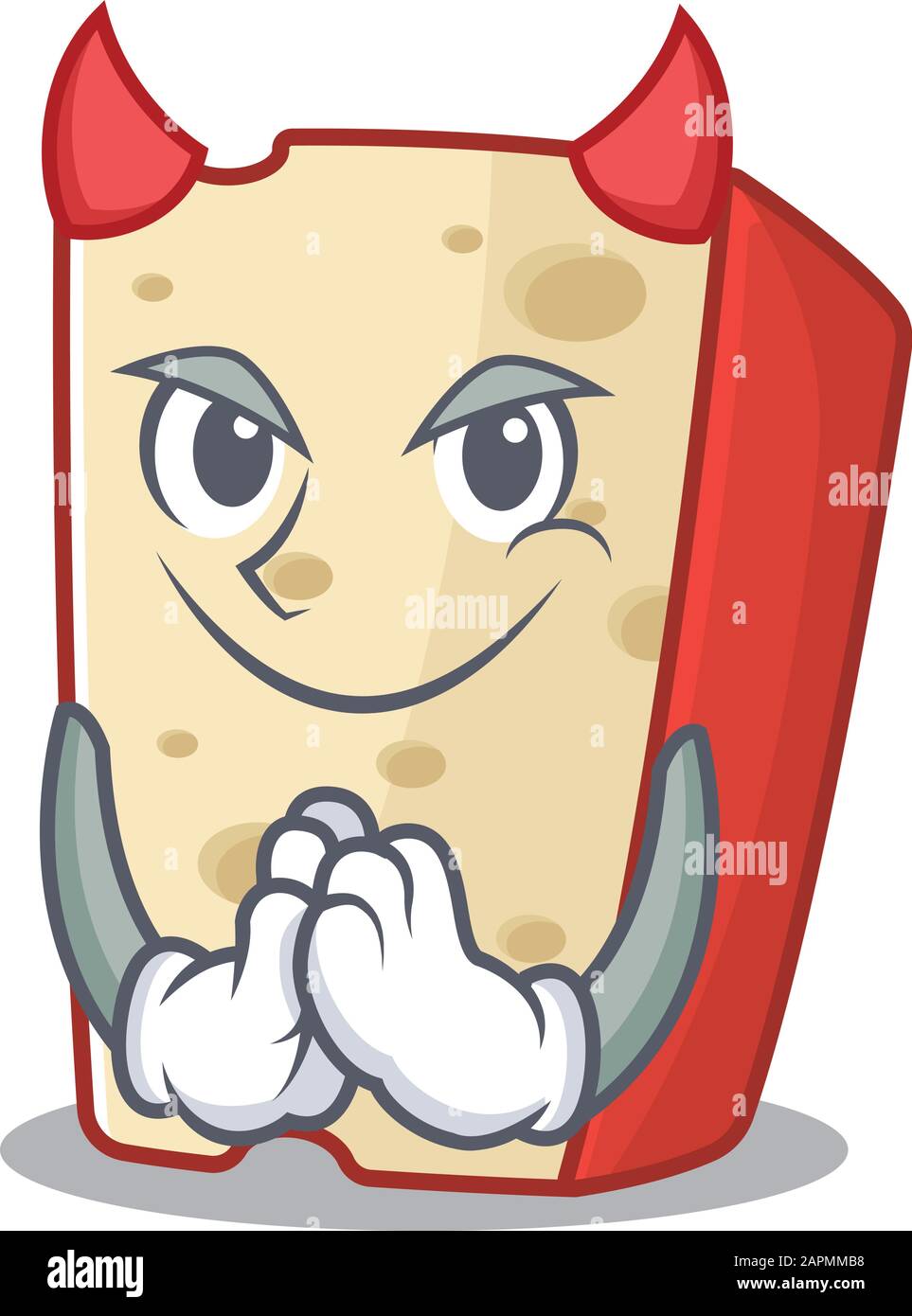 Devil dutch cheese Cartoon in character design Stock Vector Image & Art ...