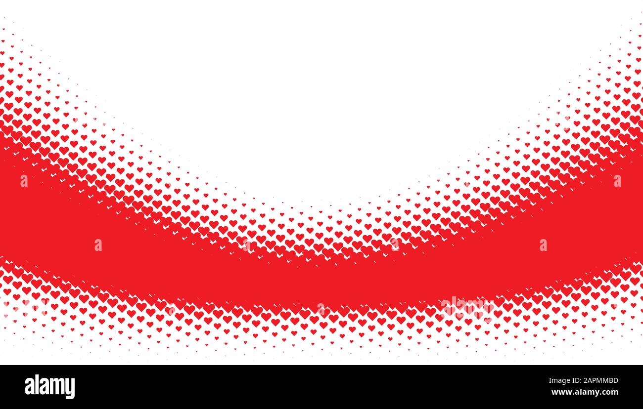 Valentine's Day background with simple heart shaped filter Stock Vector ...