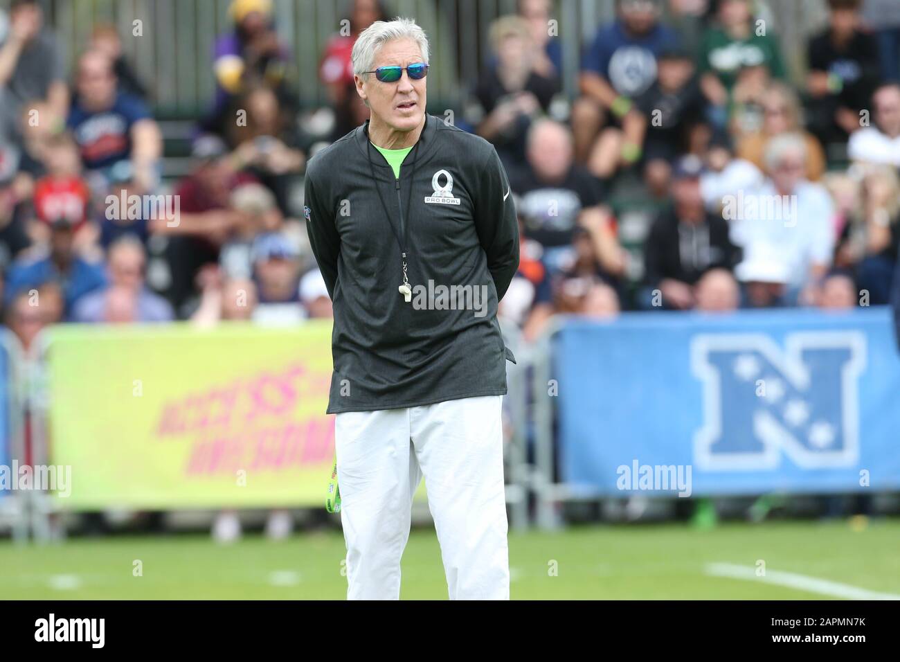 Kississimee, Florida, USA. 23rd Jan, 2020. Seattle Seahawks head coach ...