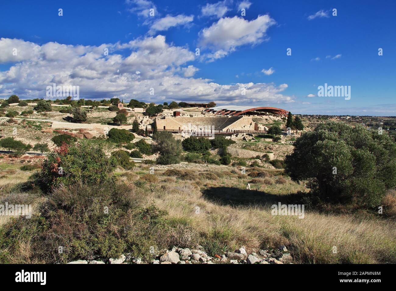 Ancient ruins of Kourion, Cyprus Stock Photo - Alamy