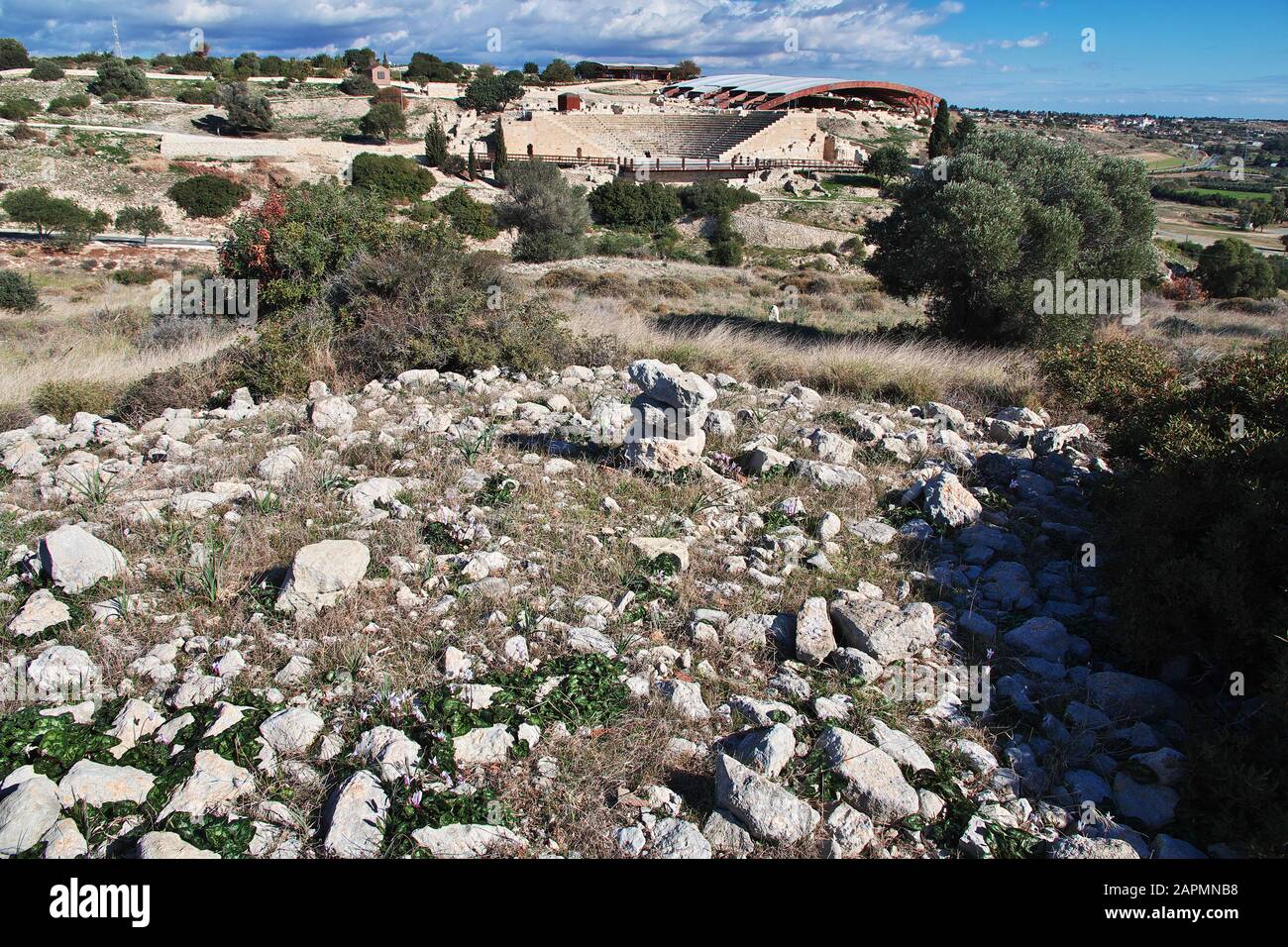 Ancient ruins of Kourion, Cyprus Stock Photo - Alamy