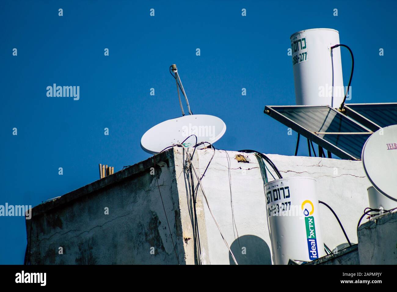 Solar water heater israel hi-res stock photography and images - Alamy