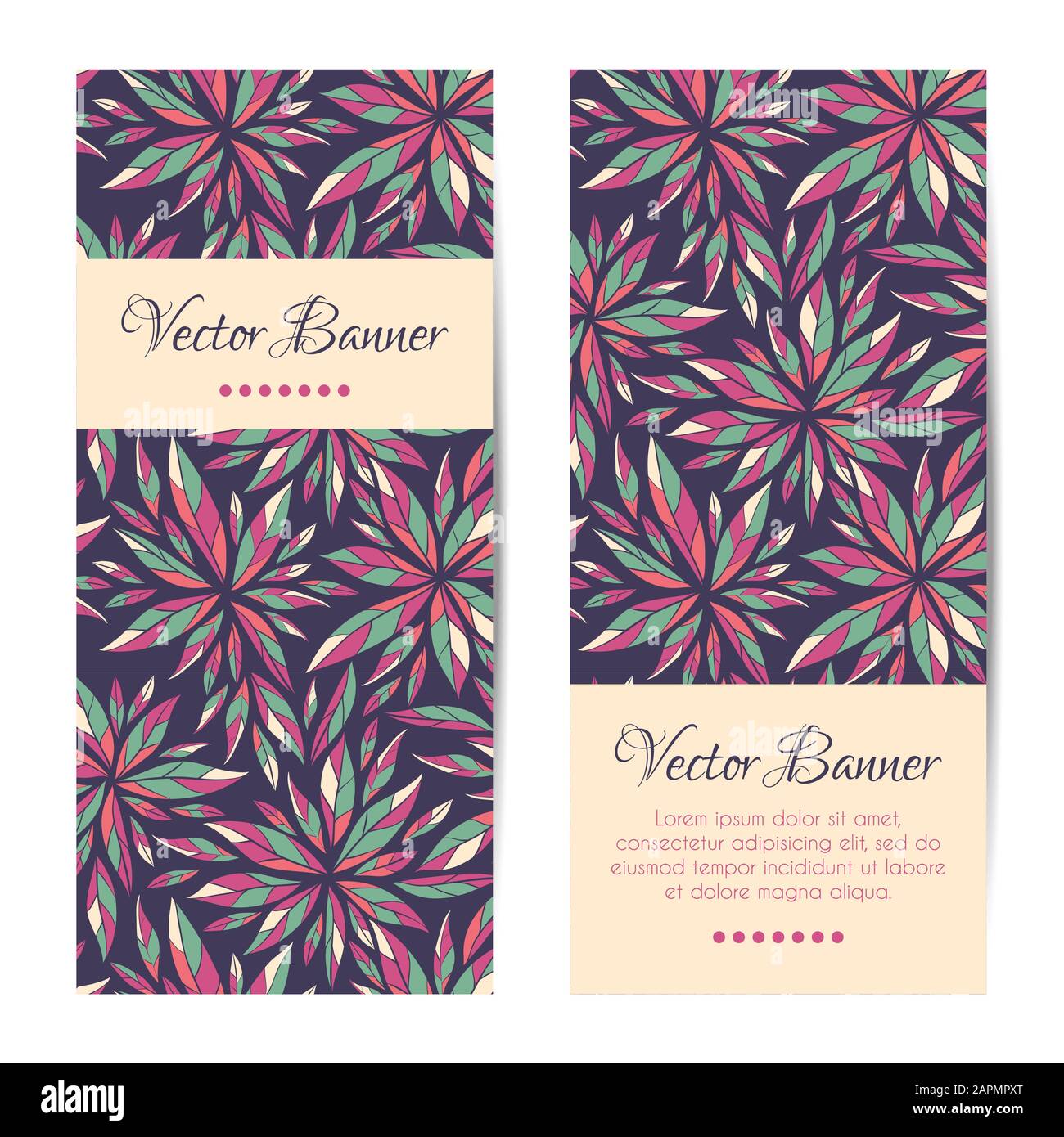 Vector banners invitation cards Cut Out Stock Images & Pictures - Alamy