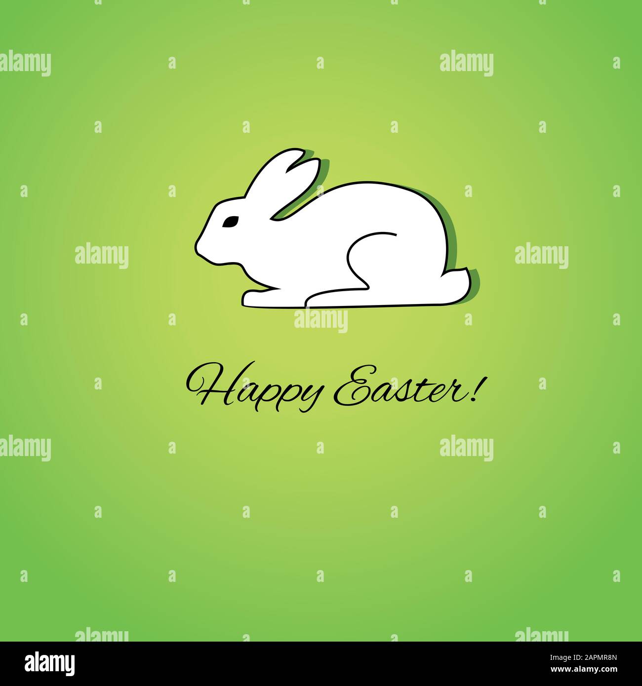 Happy easter outline icon Stock Vector Images - Alamy