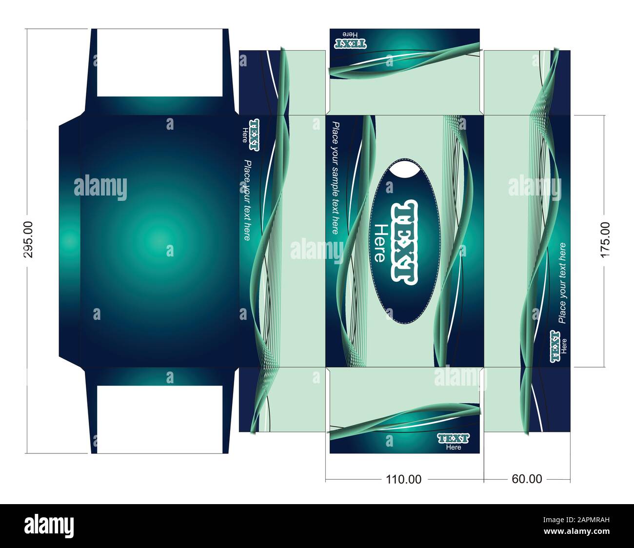 Tissue box template Stock Vector Image & Art - Alamy