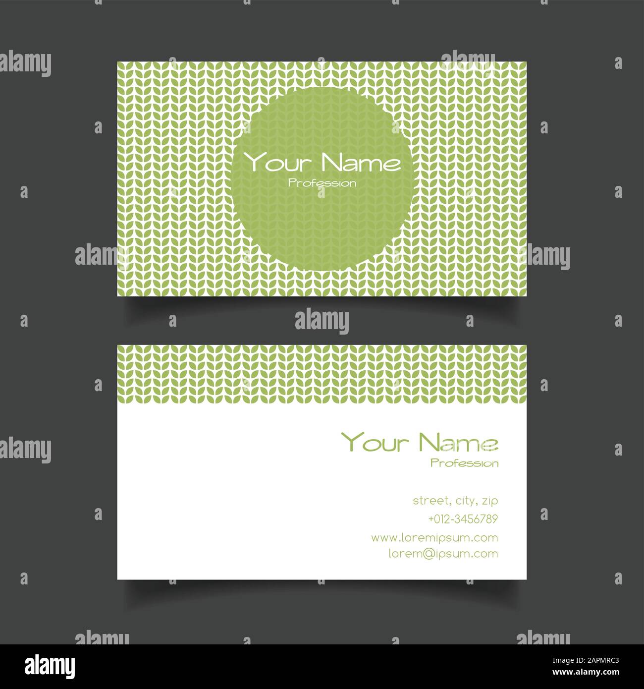 Business card vector template Stock Vector Image & Art - Alamy