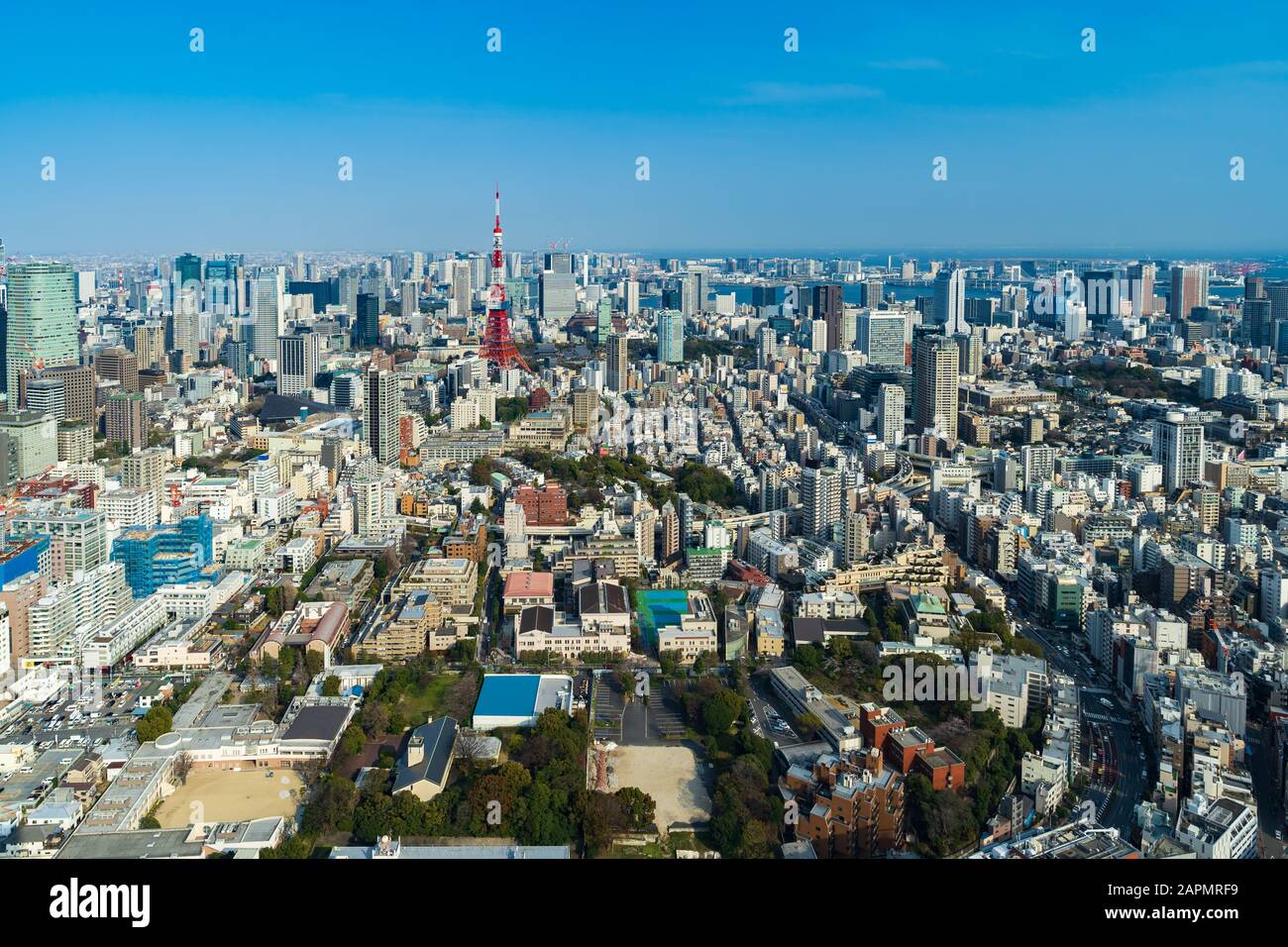 Aerial view of Tokyo city, Japan Stock Photo - Alamy