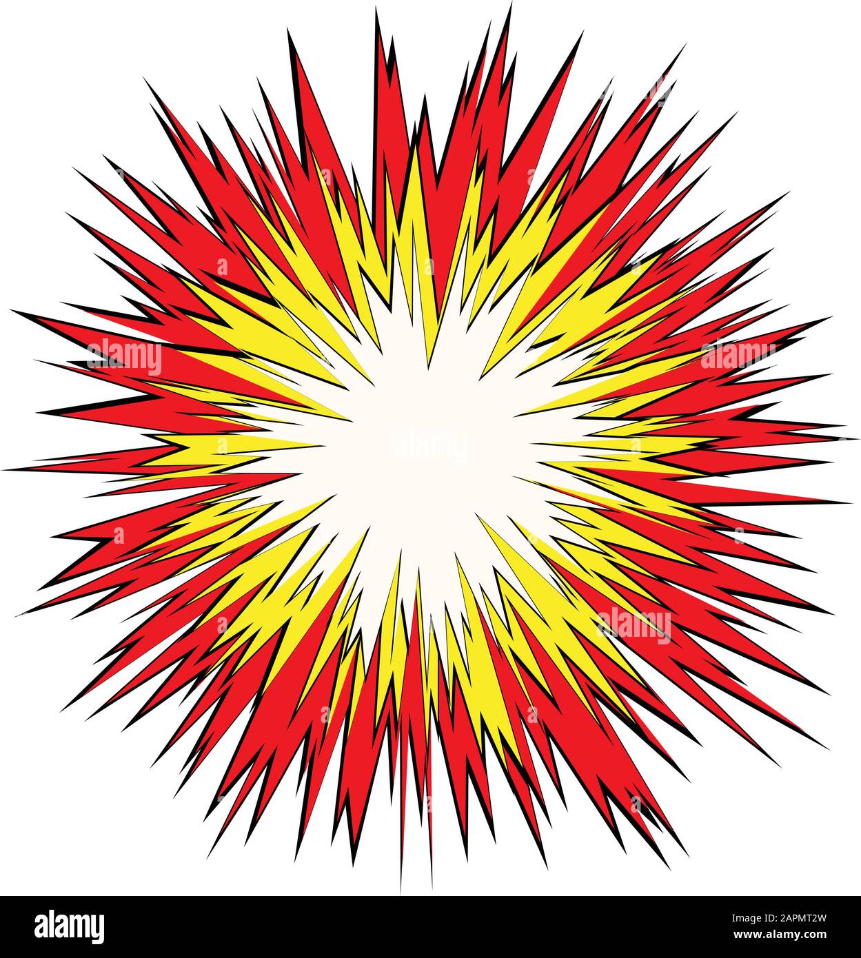 Cartoon lightning explosion pop art comic style background. Vector ...