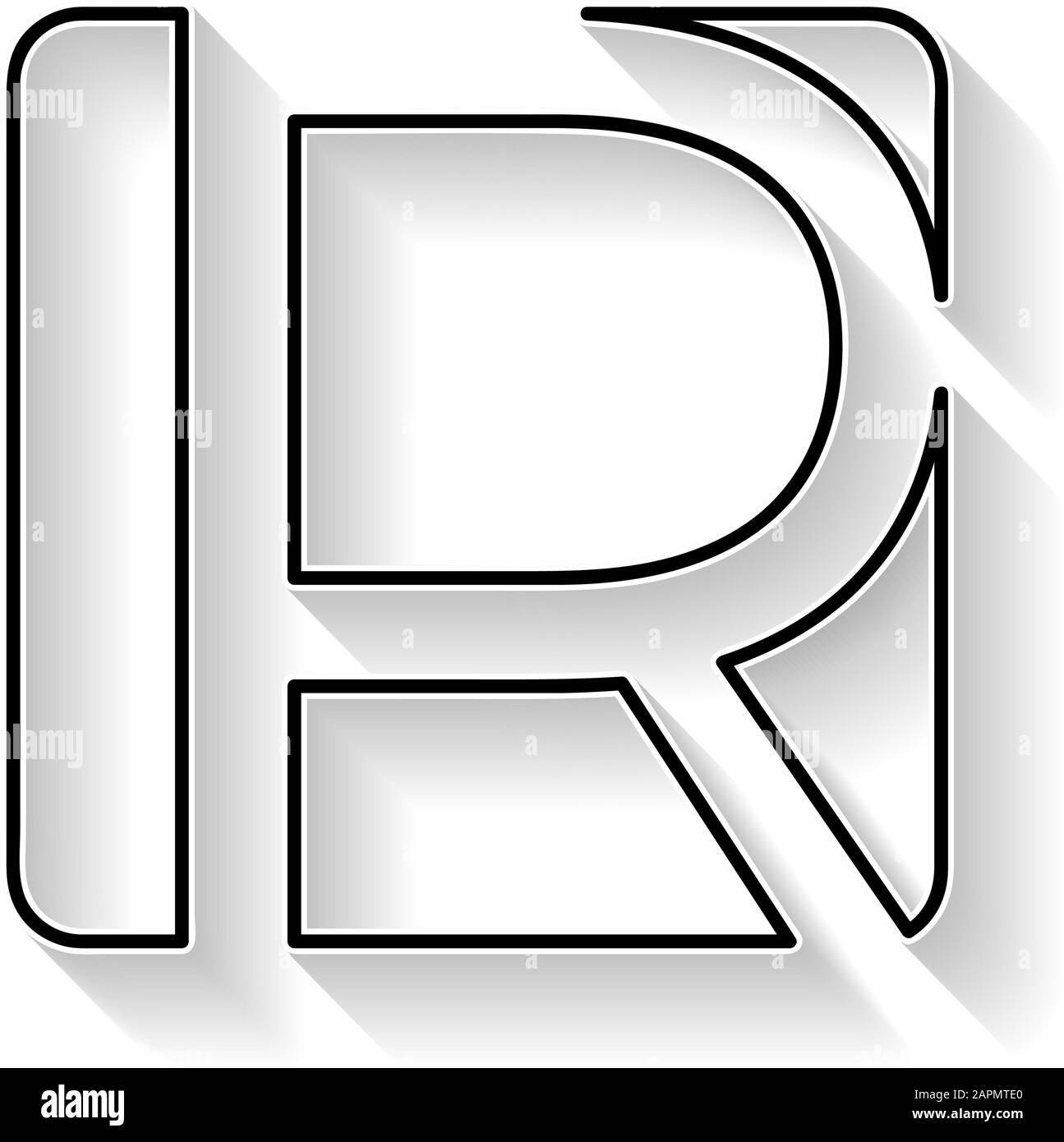 Letter R Black and White Stock Photos & Images - Alamy