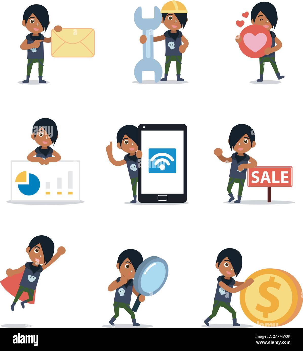 Male goth man in goth Stock Vector Images - Alamy