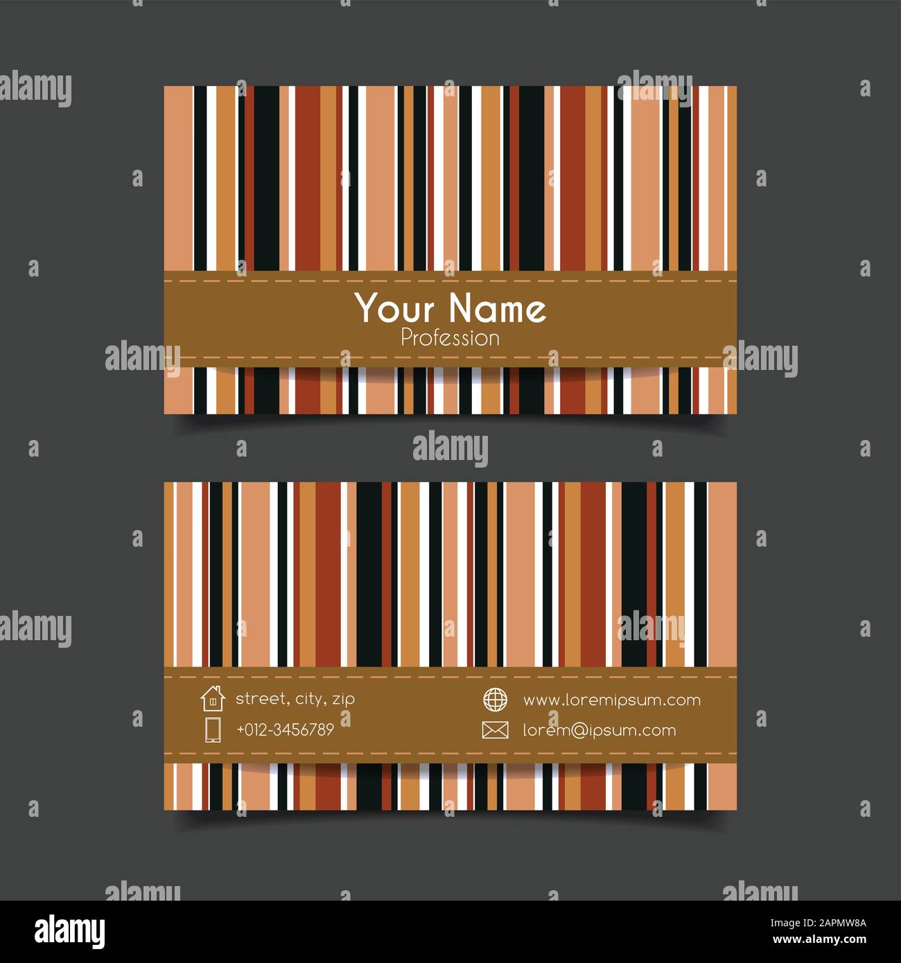 Business card icons hi-res stock photography and images - Alamy