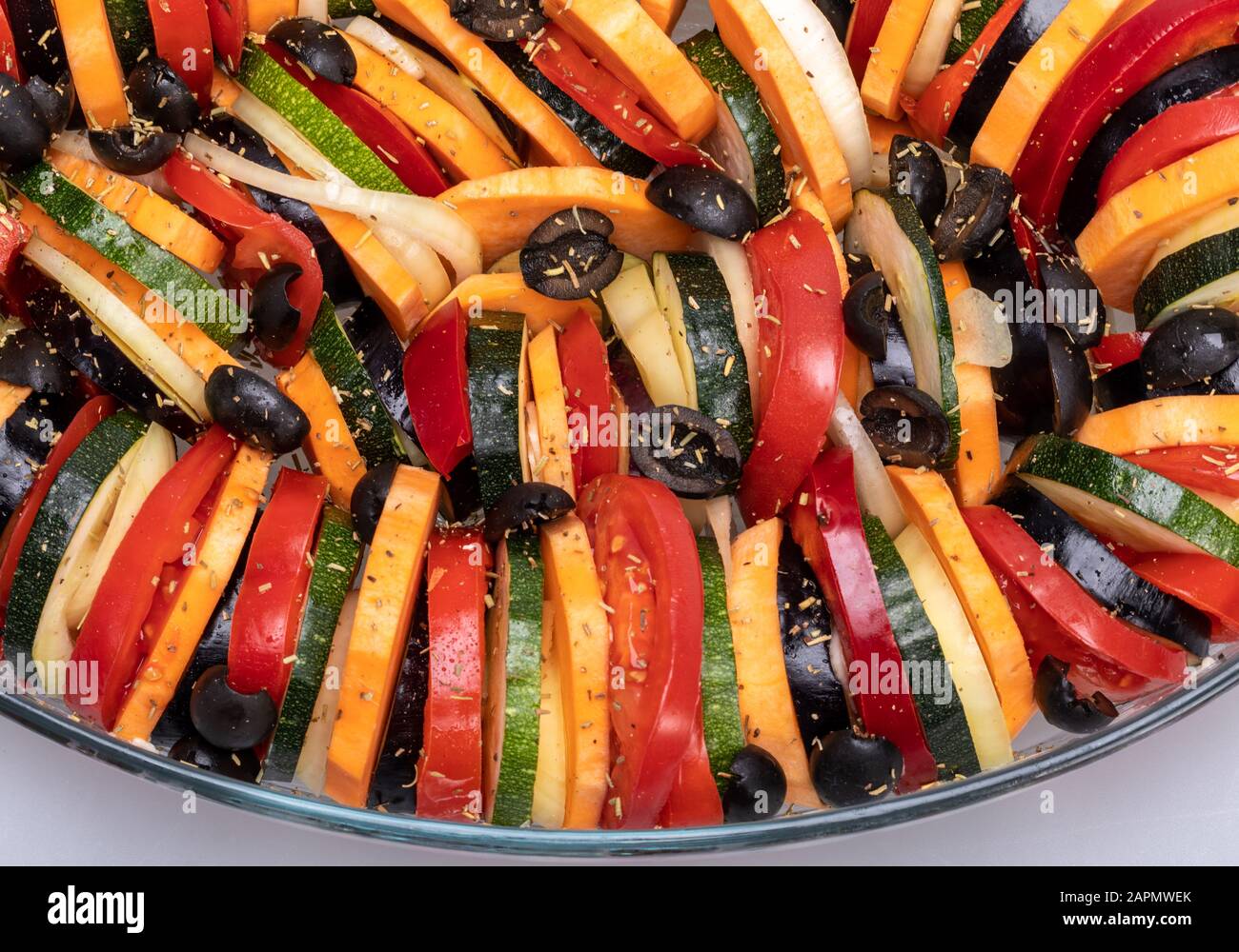 Ratatouille, French Provençal stewed vegetable dish originating in Nice ...
