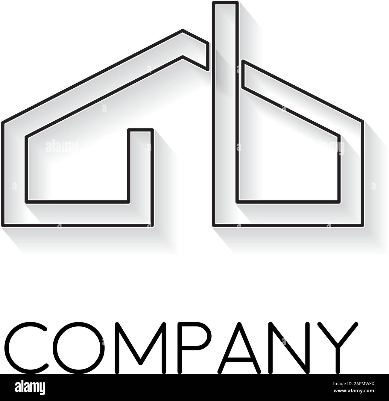 Abstract line style real Cut Out Stock Images & Pictures - Alamy