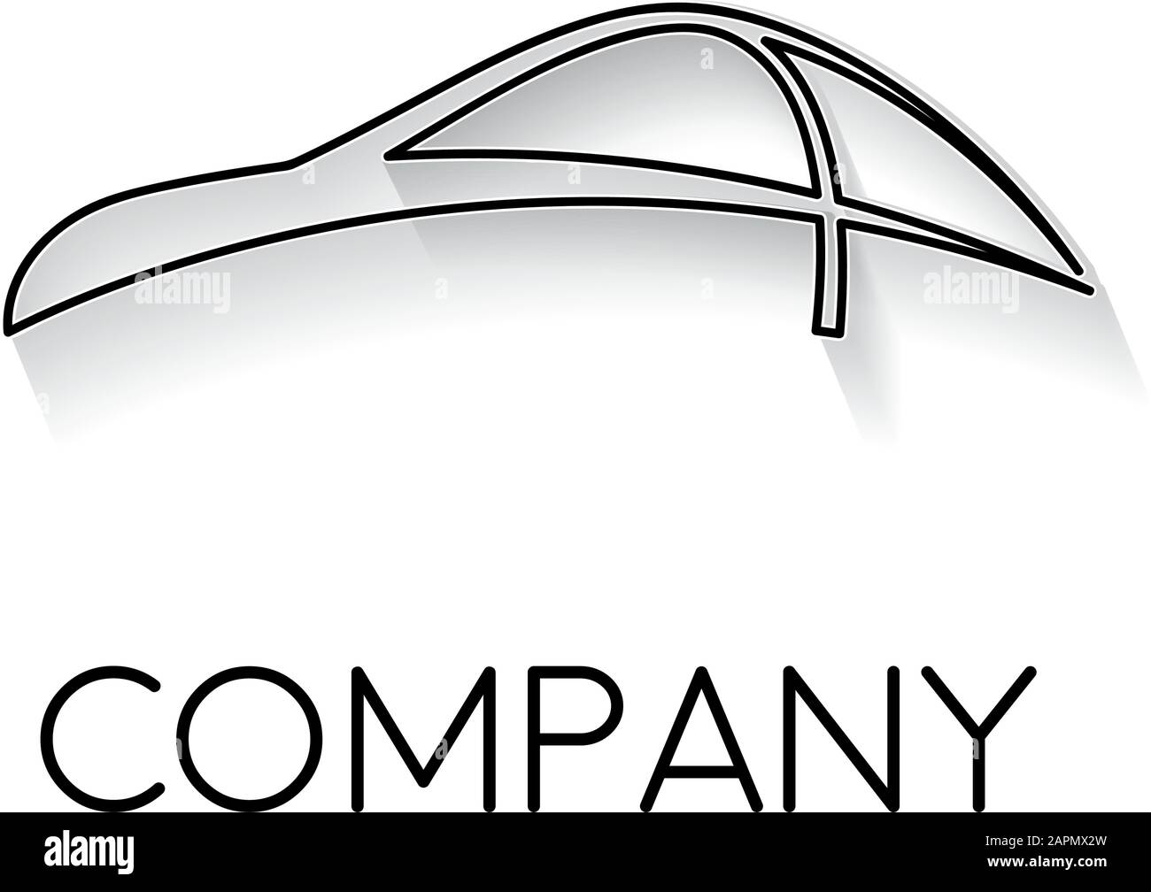 Car dealership sign Stock Vector Images - Alamy