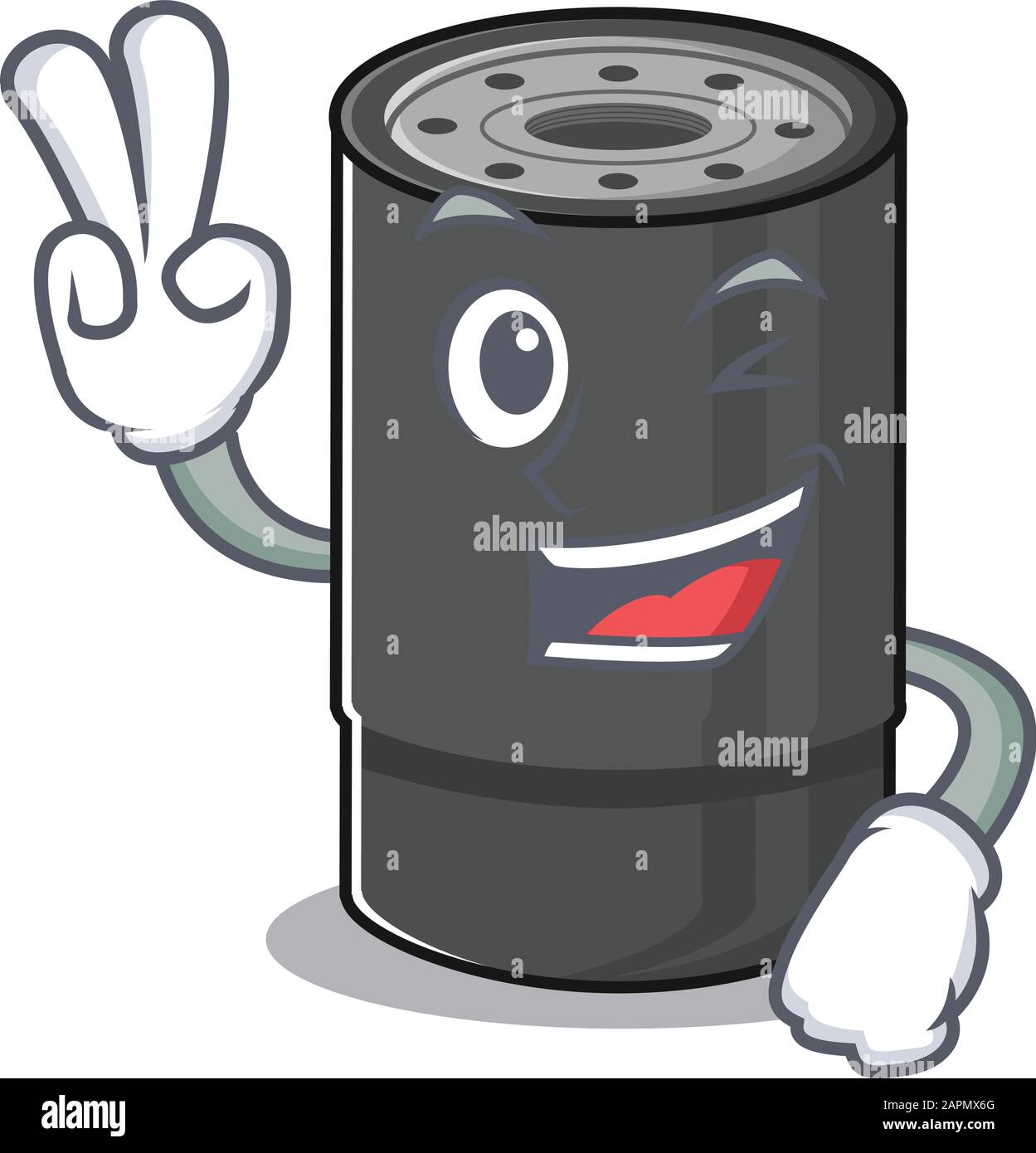 Oil Can Cartoon Character