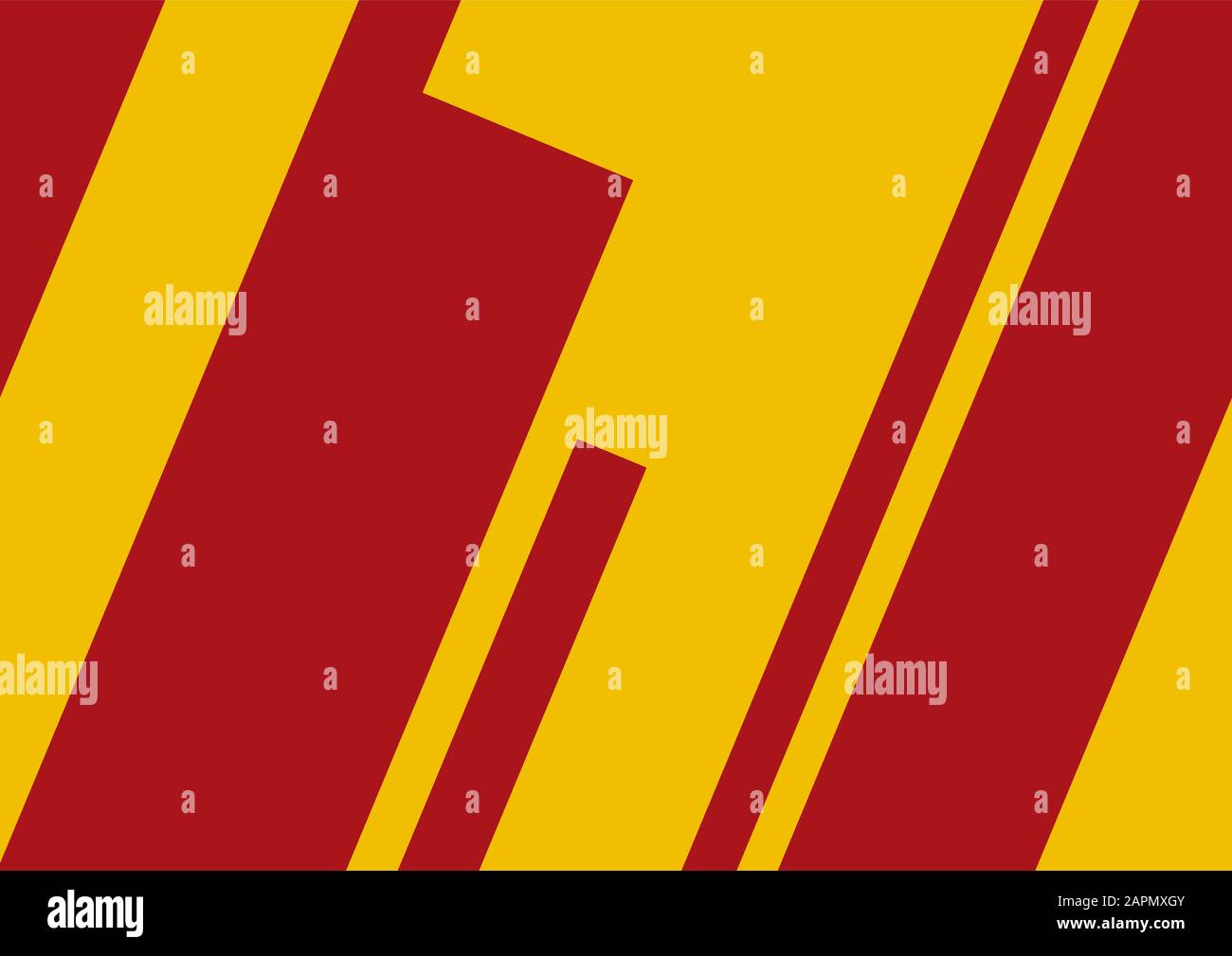 Abstract geometric artwork, spanish flag concept Stock Vector Image ...