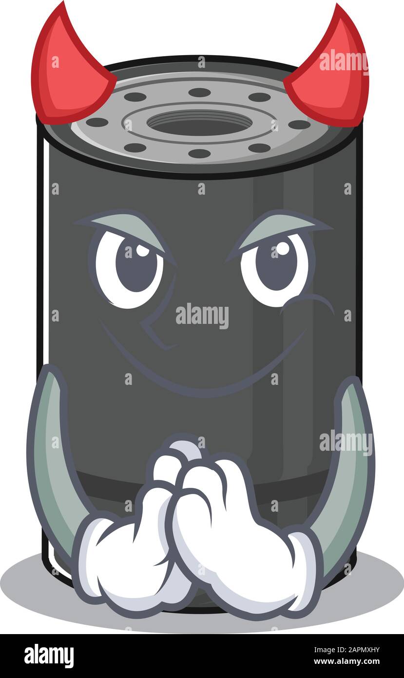 Devil oil filter Cartoon in character design Stock Vector Image & Art ...