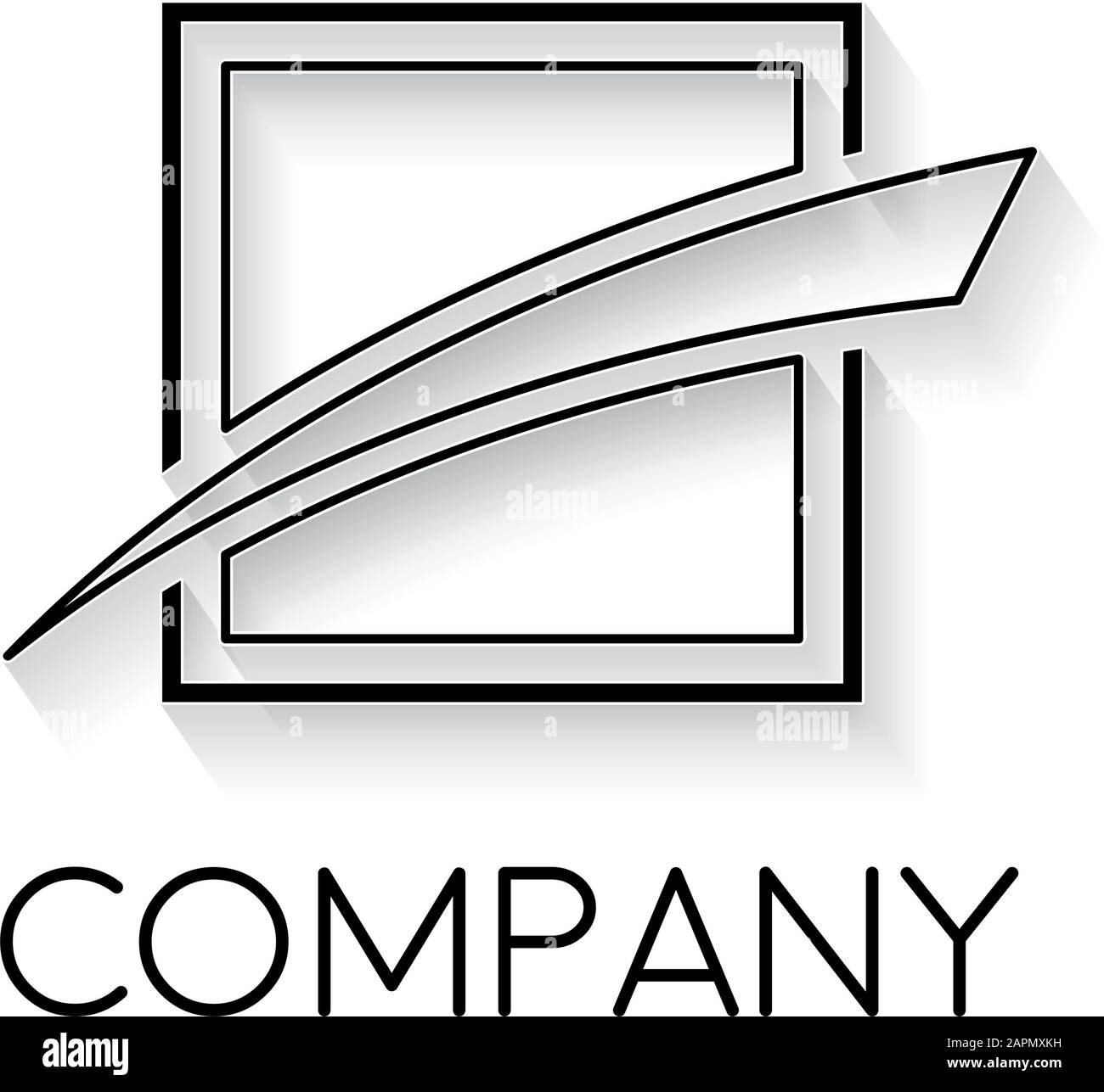 Vector sign abstract business, in linear style Stock Vector Image & Art ...