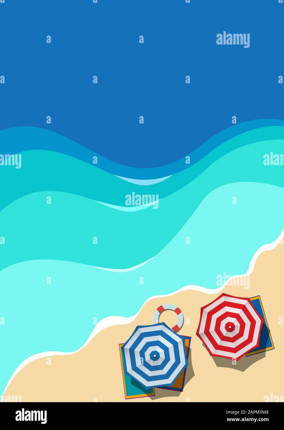 Vector Summer vertical Background Stock Vector Image & Art - Alamy