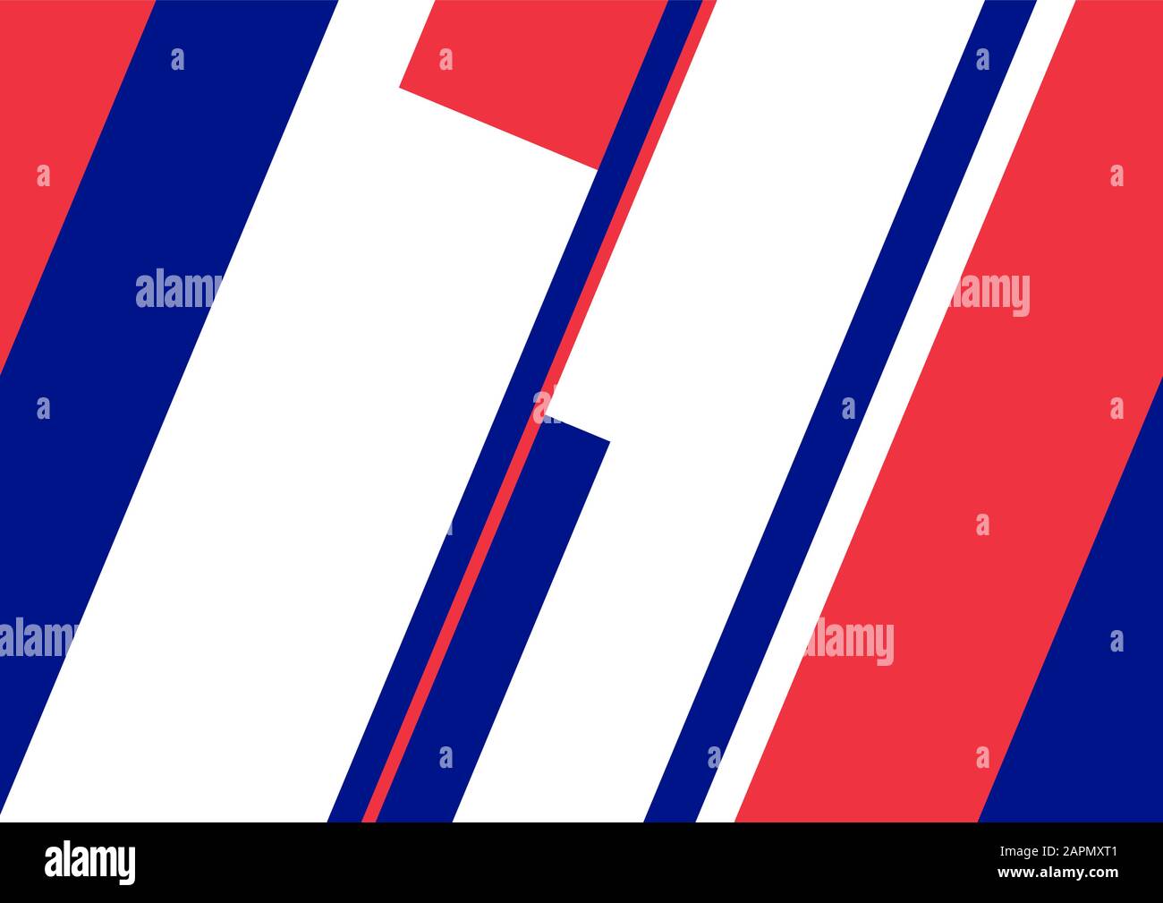 Abstract geometric artwork, french and english flag concept Stock ...