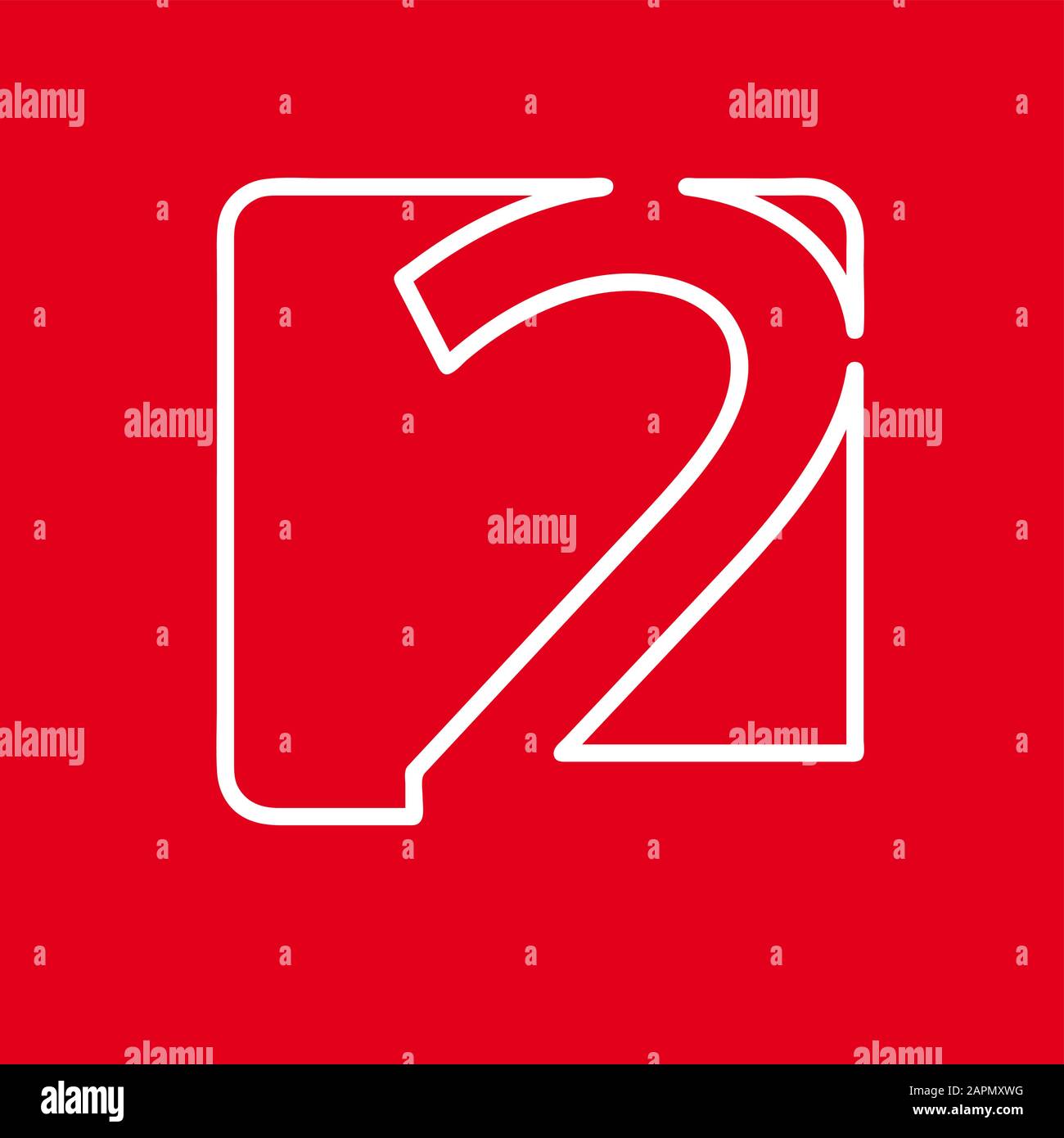 Number 2 inside Stock Vector Images - Alamy