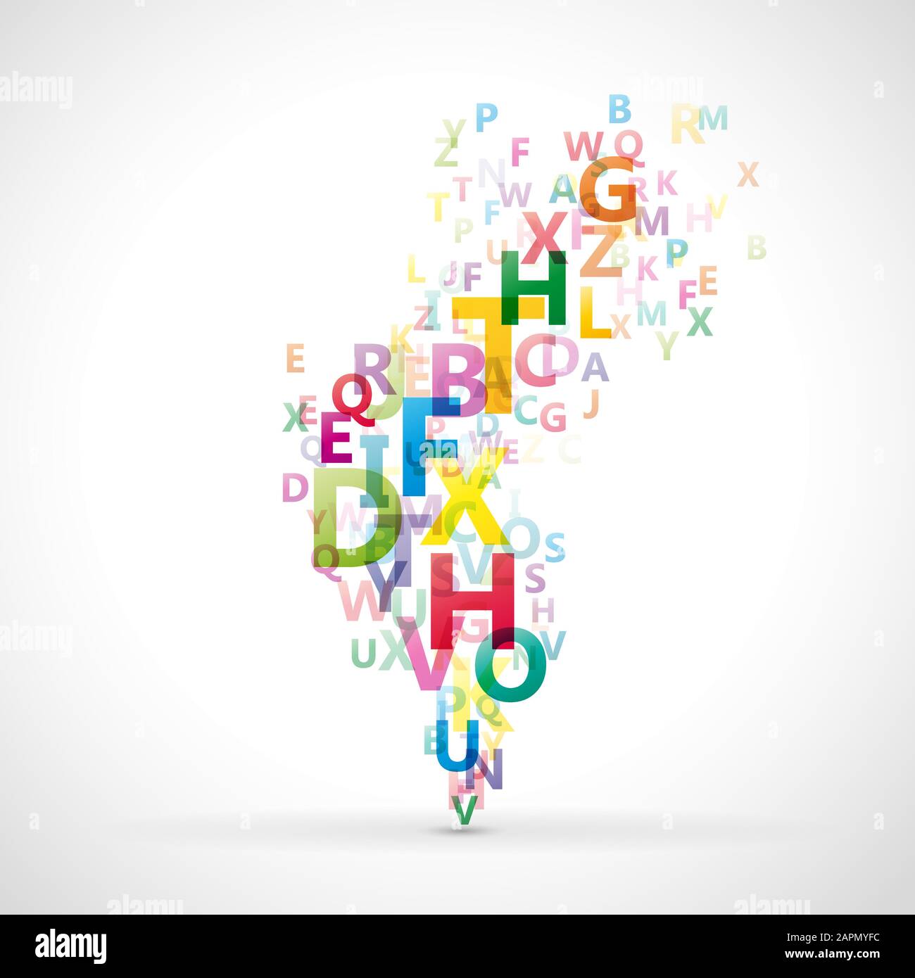 Vector Abstract Alphabet background Stock Vector Image & Art - Alamy