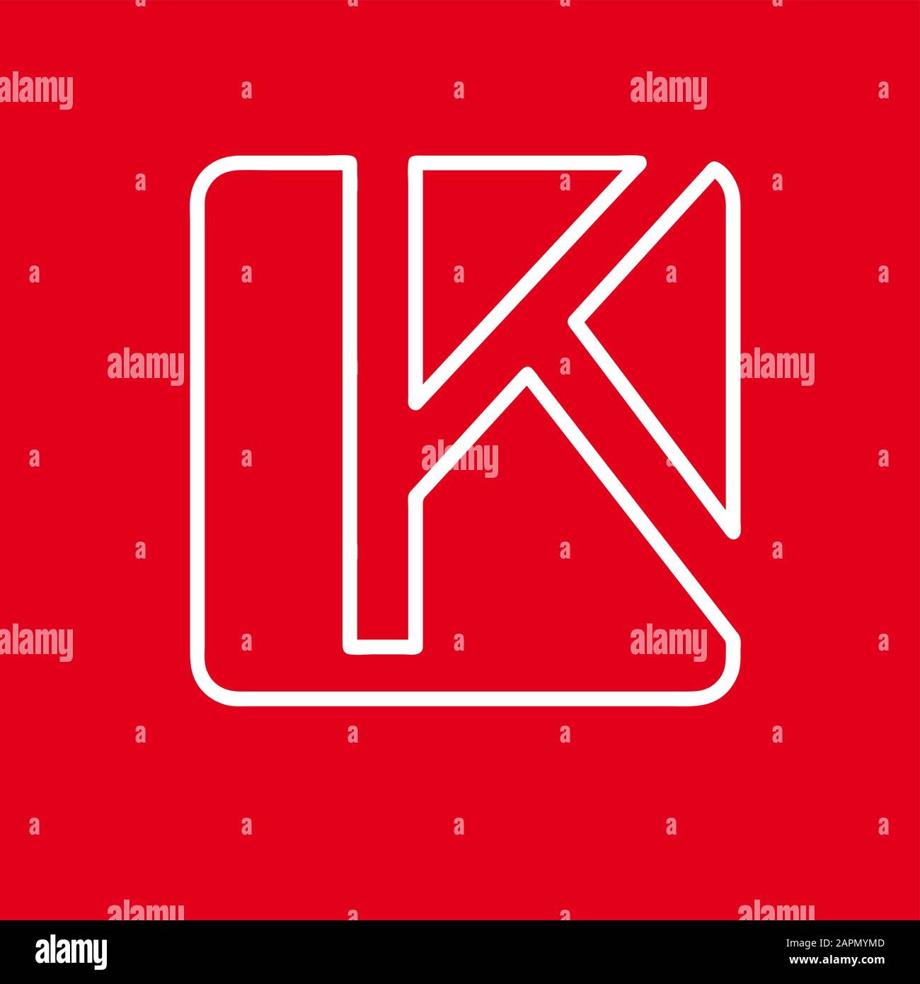 K sign Stock Vector Images - Alamy